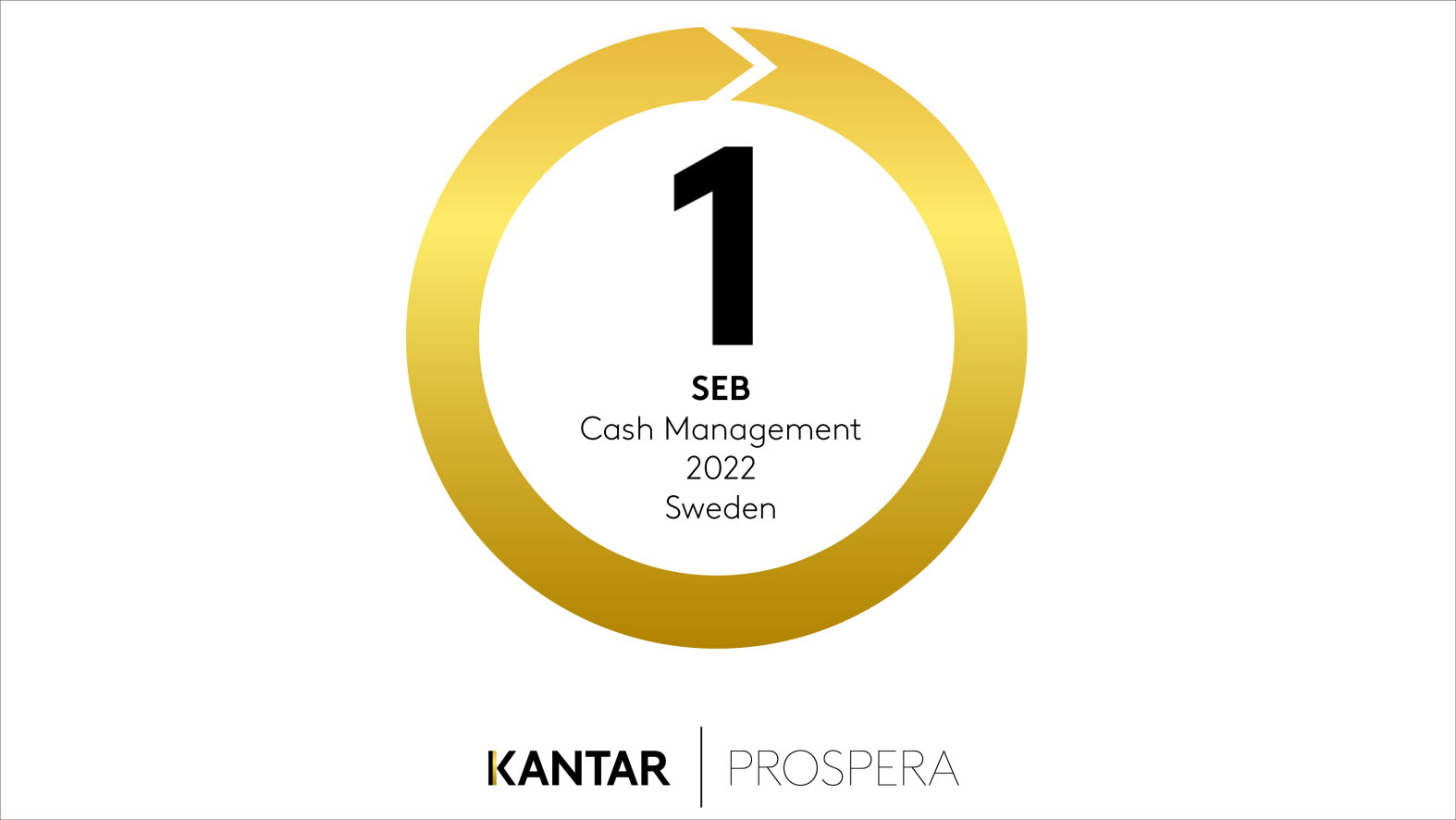 SEB ranked number one in Cash Management in Sweden. | SEB